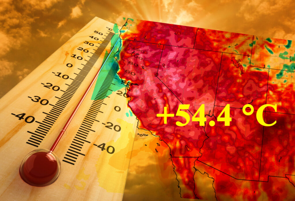 +54.4 °C Ρεκόρ υψηλότερης θερμοκρασίας όλων των εποχών στην Κοιλάδα του ...