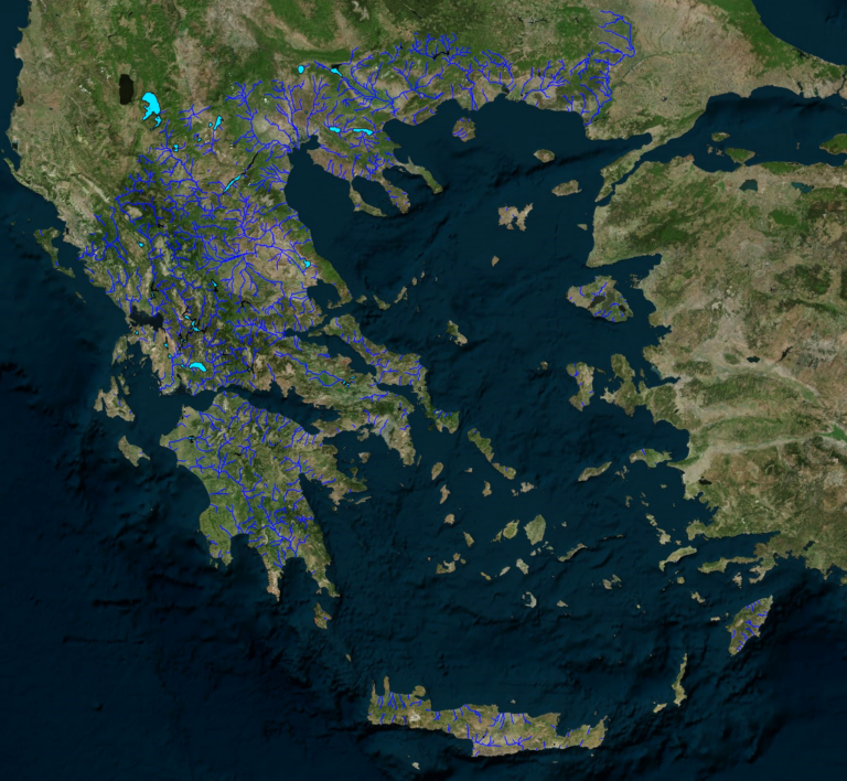 Υδρογραφικό δίκτυο της Ελλάδας. - Meteology Livecams App